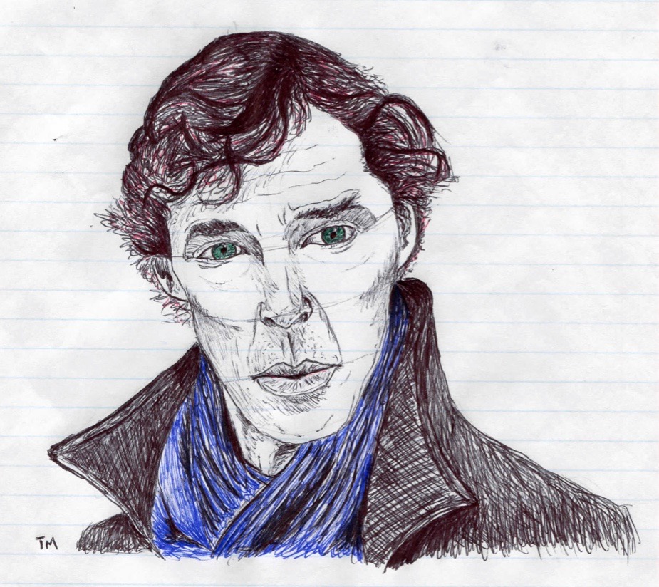 Portrait: Benedict Cumberbatch (Sherlock Holmes) | Thomas in Genderland